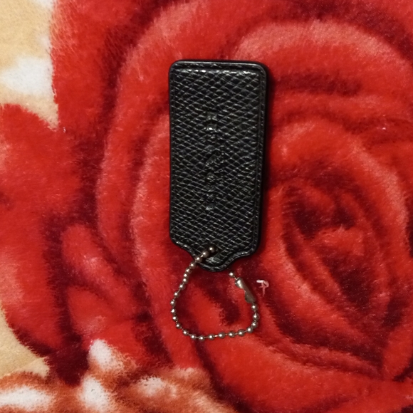 Coach | Bags | Authentic Coach Black Leather Hang Tag | Poshmark
